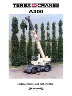 Terex Bendini Specifications CraneMarket