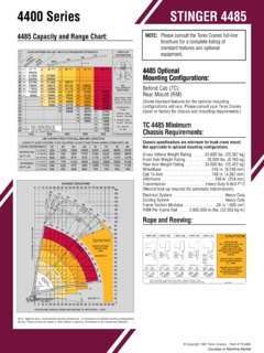 Boom Trucks Terex Specifications CraneMarket