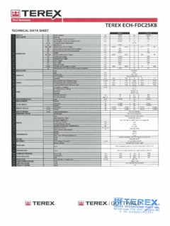 Container Handlers Terex Specifications CraneMarket
