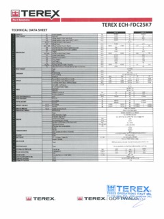 Container Handlers Terex Specifications CraneMarket
