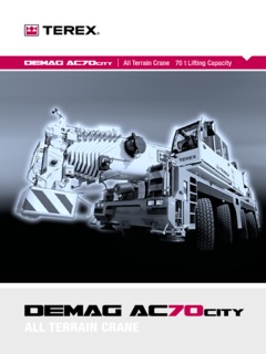 All Terrain Cranes Terex Demag AC 70 CITY Specifications CraneMarket