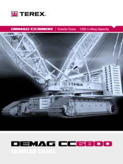 Terex Demag CC 6800 Specifications CraneMarket