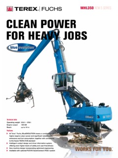 Terex Fuchs MHL 350 E Specifications CraneMarket