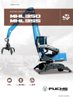 Material Handlers Wheel Terex Fuchs MHL 350 F Specifications CraneMarket
