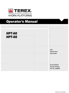 Terex Hydra Platforms Specifications CraneMarket