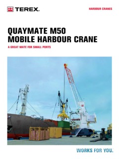 Reach Stackers Port & Terminal Handling Equipment Terex Specifications ...