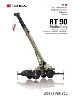Terex RT 90 Specifications CraneMarket