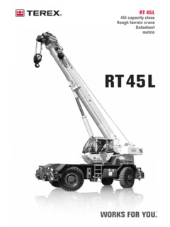 Terex RT 45L Specifications CraneMarket