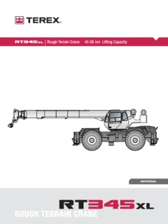 Terex RT 345 XL Specifications CraneMarket