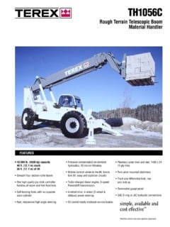 Terex TH1056C Specifications CraneMarket