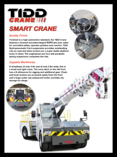 Tidd Crane Specifications CraneMarket