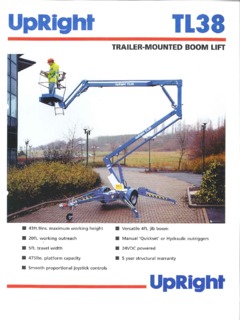 Boom Lifts-Articulating UpRight Specifications CraneMarket