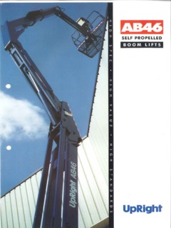 UpRight AB46 Specifications CraneMarket