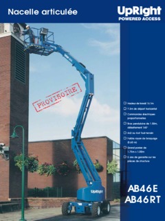 UpRight AB46E Specifications CraneMarket