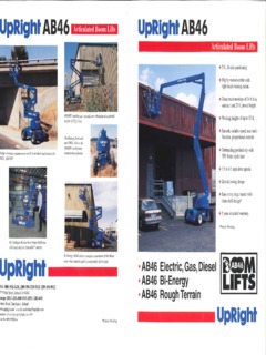 UpRight AB46 Specifications CraneMarket