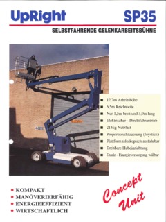 Boom Lifts-Articulating UpRight Specifications CraneMarket