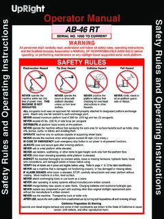 UpRight AB-46 RT Specifications CraneMarket