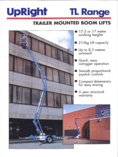 UpRight TL49 Specifications CraneMarket