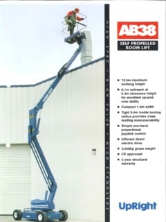 UpRight AB38 Specifications CraneMarket