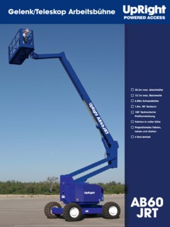 Boom Lifts-Articulating UpRight Specifications CraneMarket
