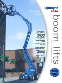 UpRight AB46 Specifications CraneMarket