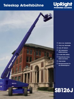 UpRight Specifications CraneMarket