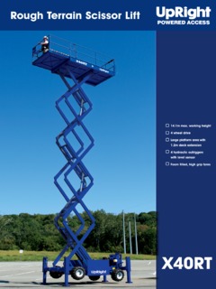 Scissor Lifts UpRight Specifications CraneMarket