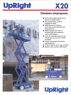 UpRight X20N Specifications CraneMarket