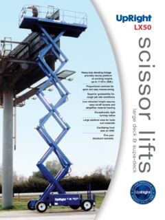 UpRight LX50 Specifications CraneMarket