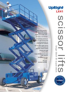 UpRight LX41 Specifications CraneMarket