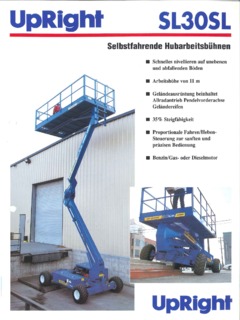 Speed Level Lifts UpRight Specifications CraneMarket