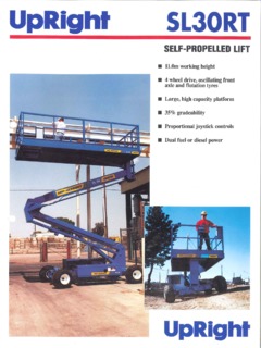 UpRight Specifications CraneMarket