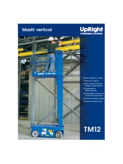 Vertical Mast Lifts UpRight Specifications CraneMarket