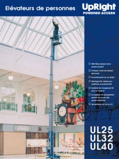 UpRight UL32 Specifications CraneMarket