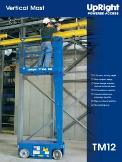 UpRight Specifications CraneMarket