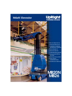 Platform Aerial Lifts Bucket Trucks & Digger Derricks Vertical Mast ...