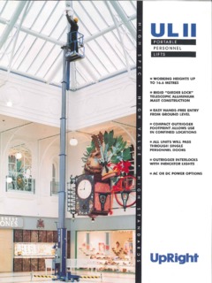 Platform Aerial Lifts Bucket Trucks & Digger Derricks Vertical Mast ...