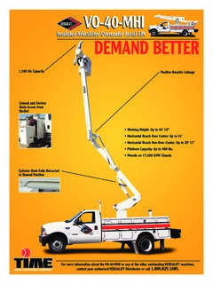 Versalift VO-40-MHI Specifications CraneMarket