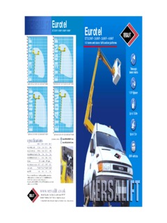 Van Mounted Versalift Specifications CraneMarket