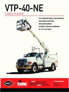 Versalift VTP-40-NE Specifications CraneMarket