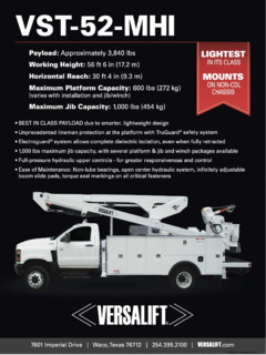 Versalift Specifications CraneMarket