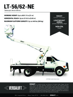 Versalift Specifications CraneMarket