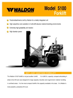 Waldon Specifications CraneMarket