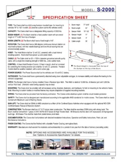 Western Mule Specifications CraneMarket