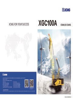 XCMG XGC100A Specifications CraneMarket