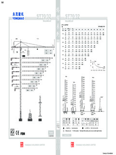 Tower Cranes Yongmao ST70/32 Specifications CraneMarket