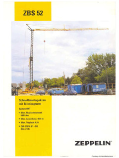 Zeppelin Specifications CraneMarket