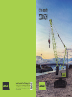 Crawler Cranes Zoomlion Specifications CraneMarket